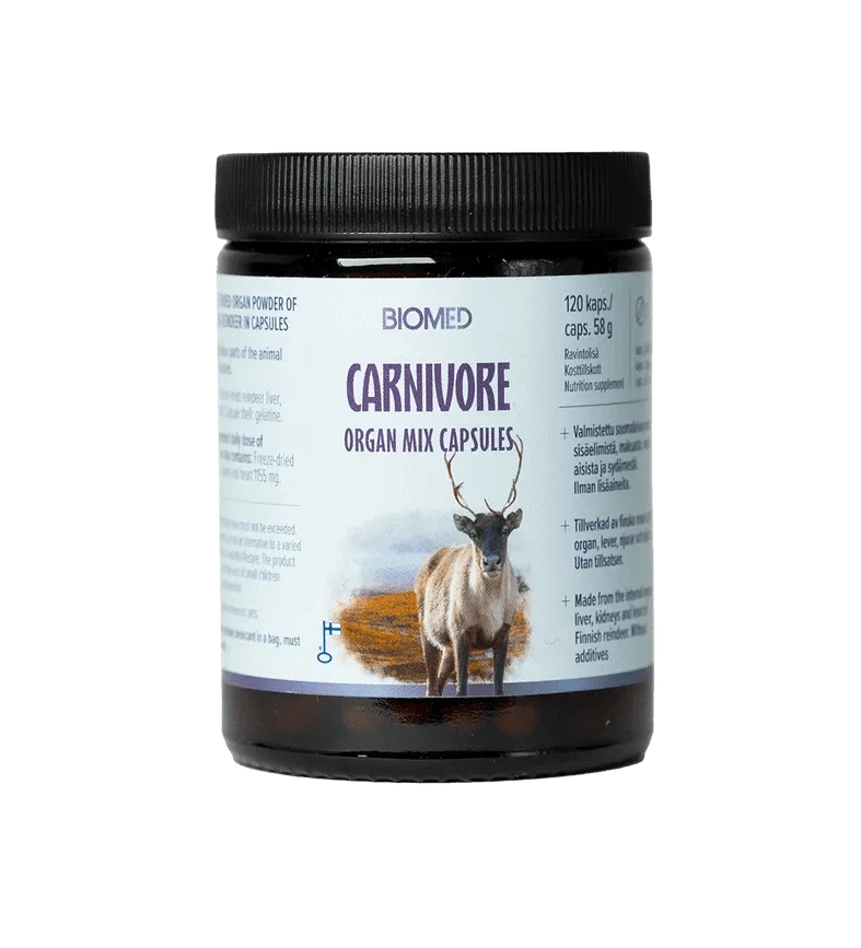 Buy Biomed Carnivore Organ Mix Capsules? | LiveHelfi